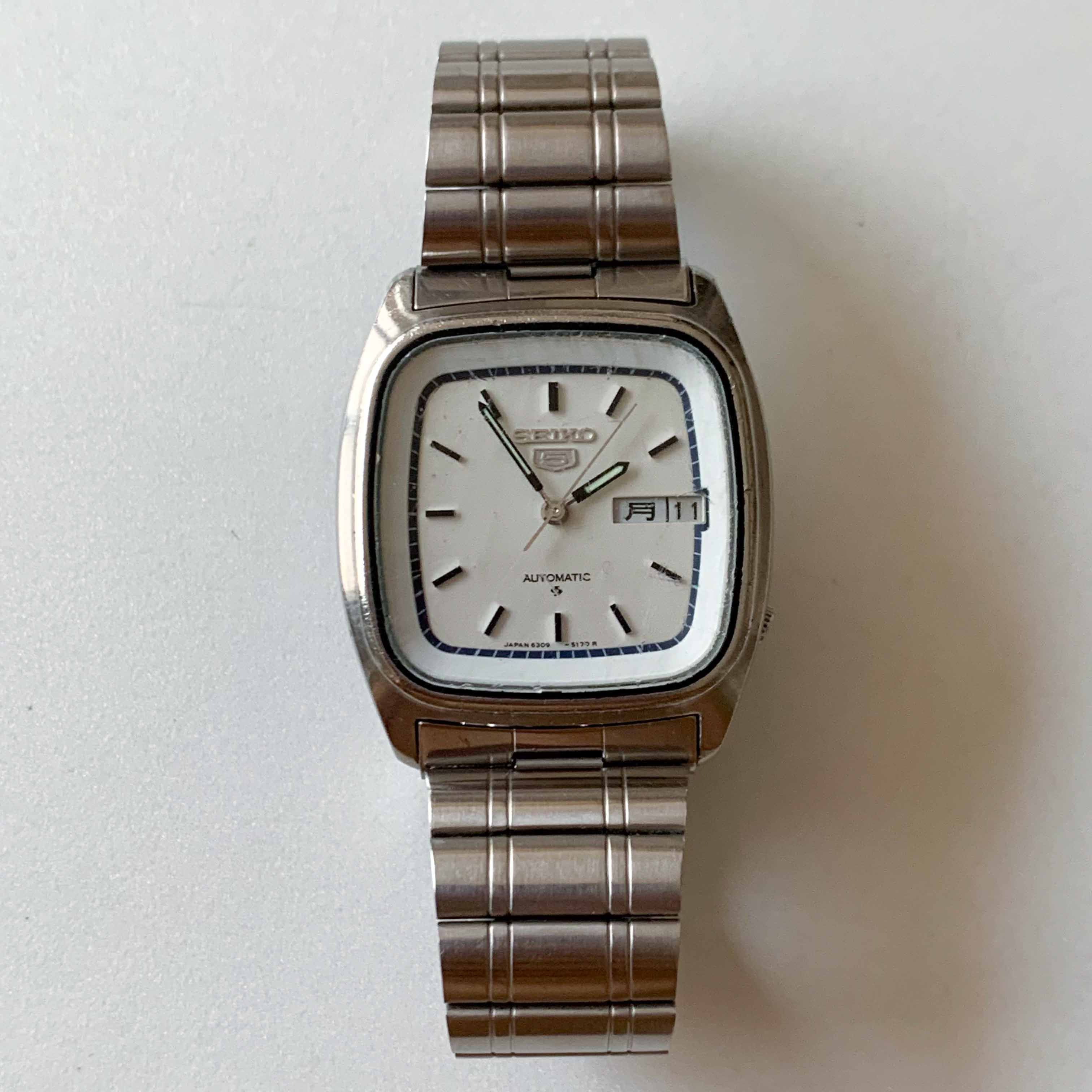 Seiko × Vintage Vintage Old Seiko 5 Automatic Square Watch | Grailed