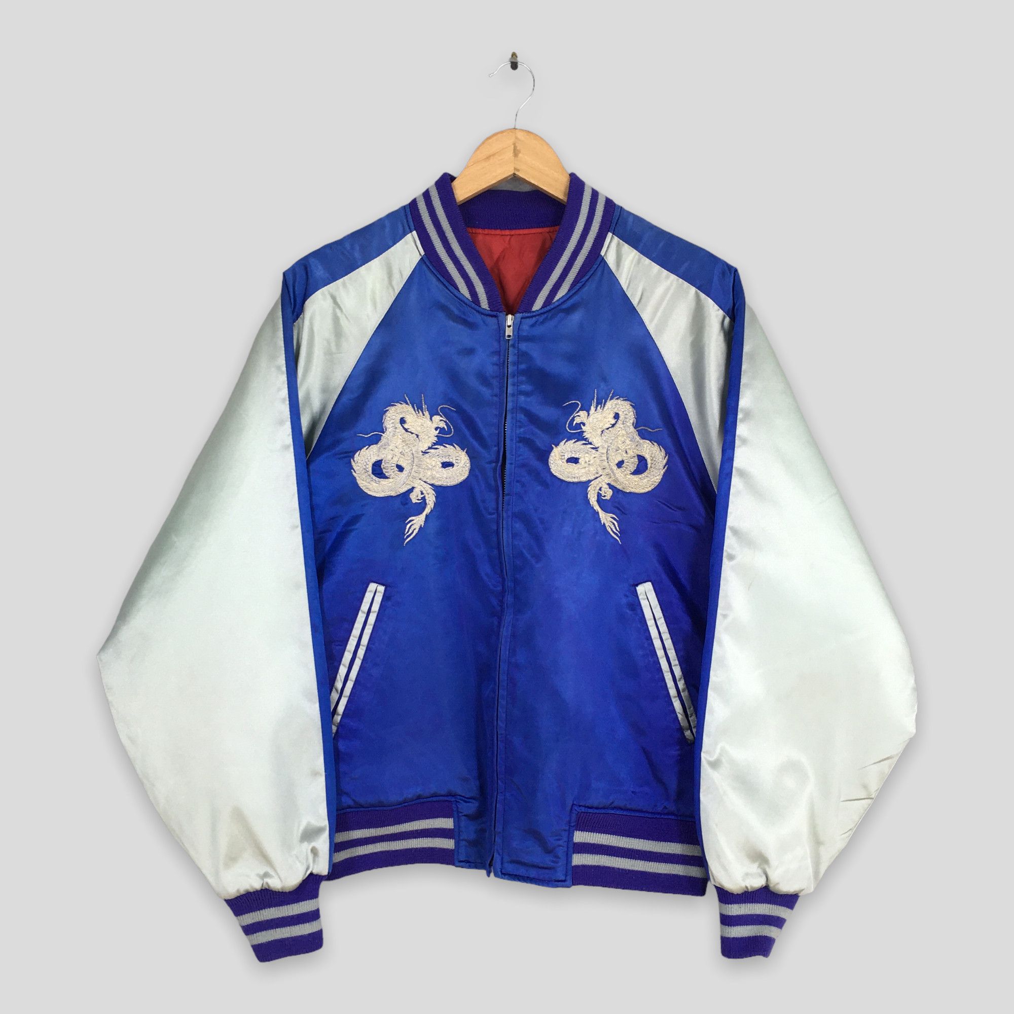 Japanese Brand × Kimono Japan Dragon × Sukajan Souvenir Jacket Vintage ...