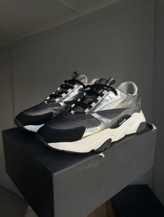Dior Dior B22 Silver Black | Grailed