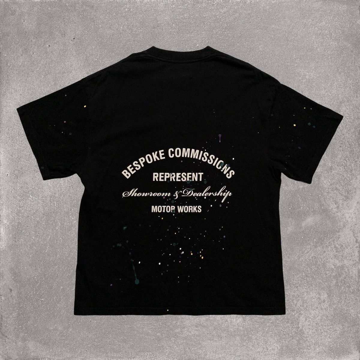 Represent Clo. Represent Medium Bespoke Commissions Jet Black Tee | Grailed