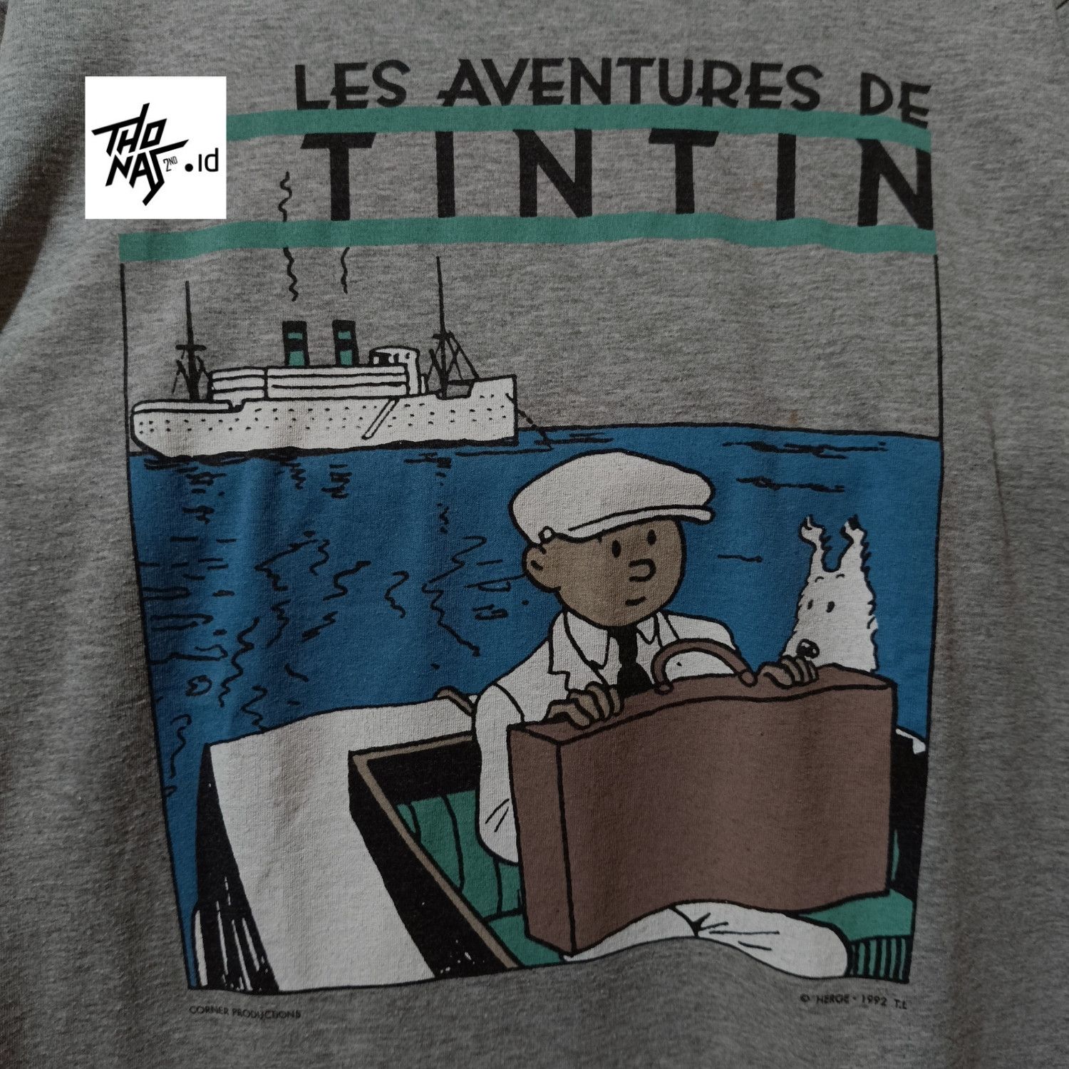 Cartoon Network × Comics × Vintage Vintage 90s Tintin Cartoon Comic ...