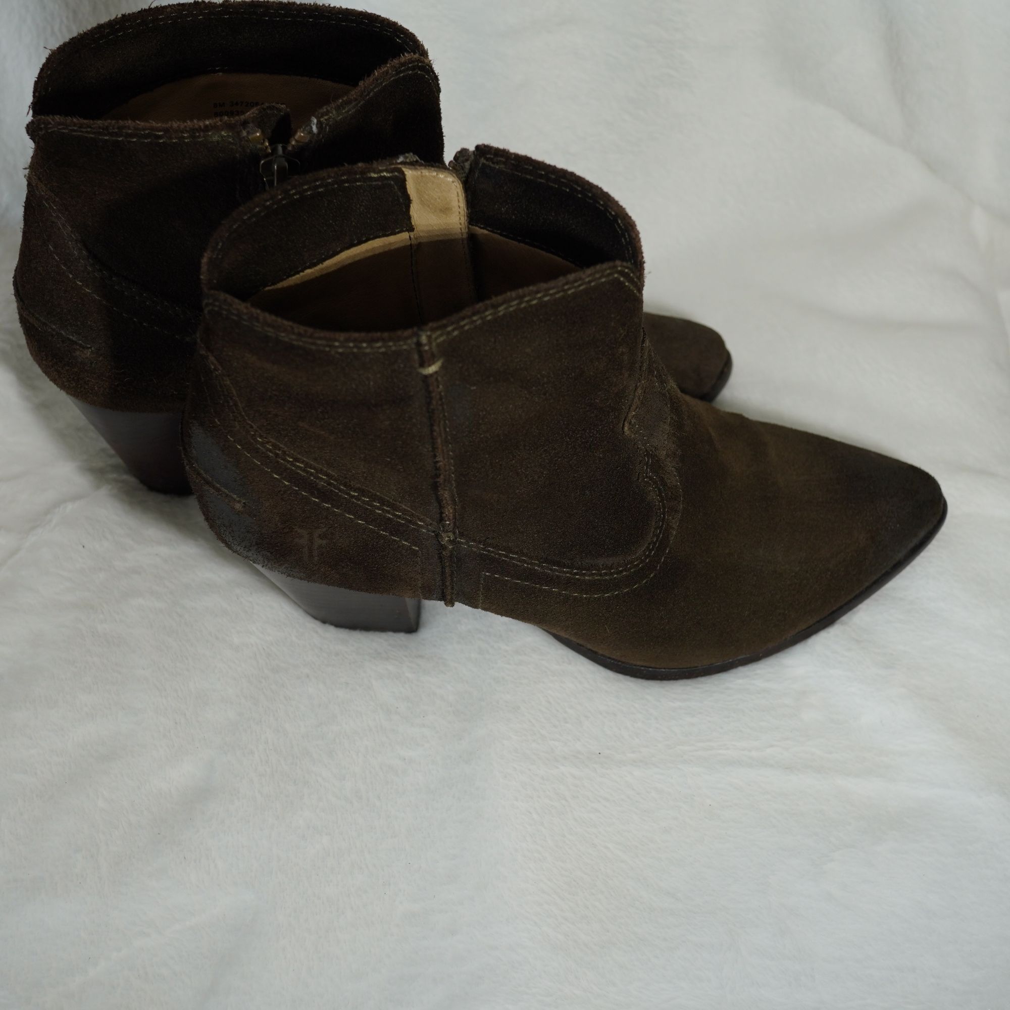 Frye Frye Renee Seam Suede Short Boots Size 8M | Grailed