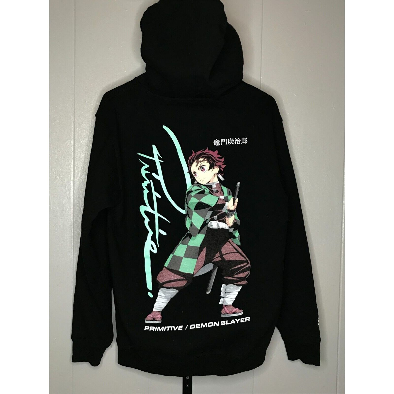 Primitive Primitive x Demon Slayer Tanjiro Hood Men's Sweater Pullover ...