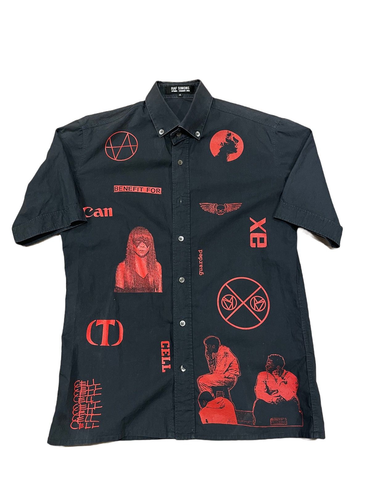 Raf Simons Raf Simons SS2003 Consumed Cell Shirt | Grailed