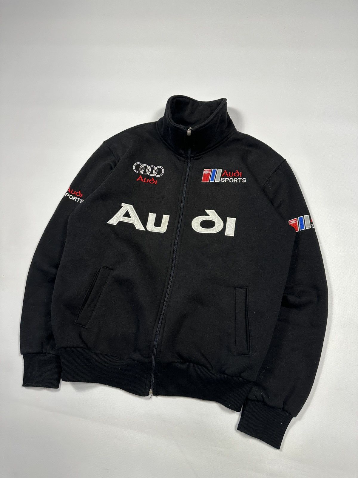 Racing Vintage Racing Audi Zip Up Jackets Streetwear Rare Logo VTg ...