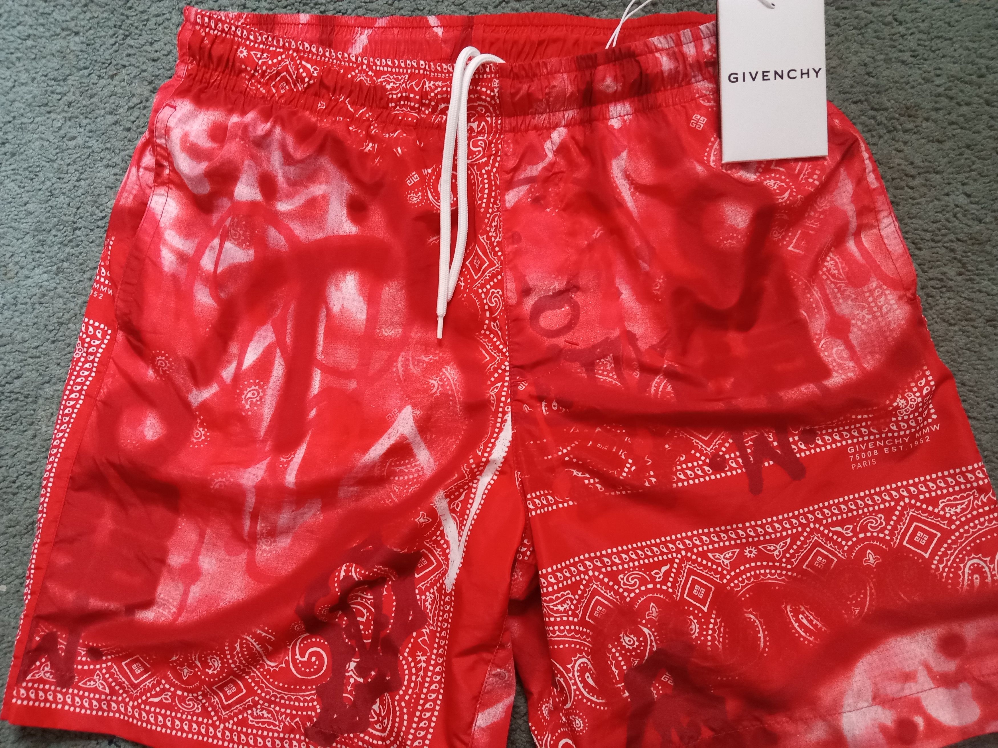 Givenchy *SOLD OUT* GIVENCHY X CHITO PAISLEY GRAFFITI SHORTS | Grailed