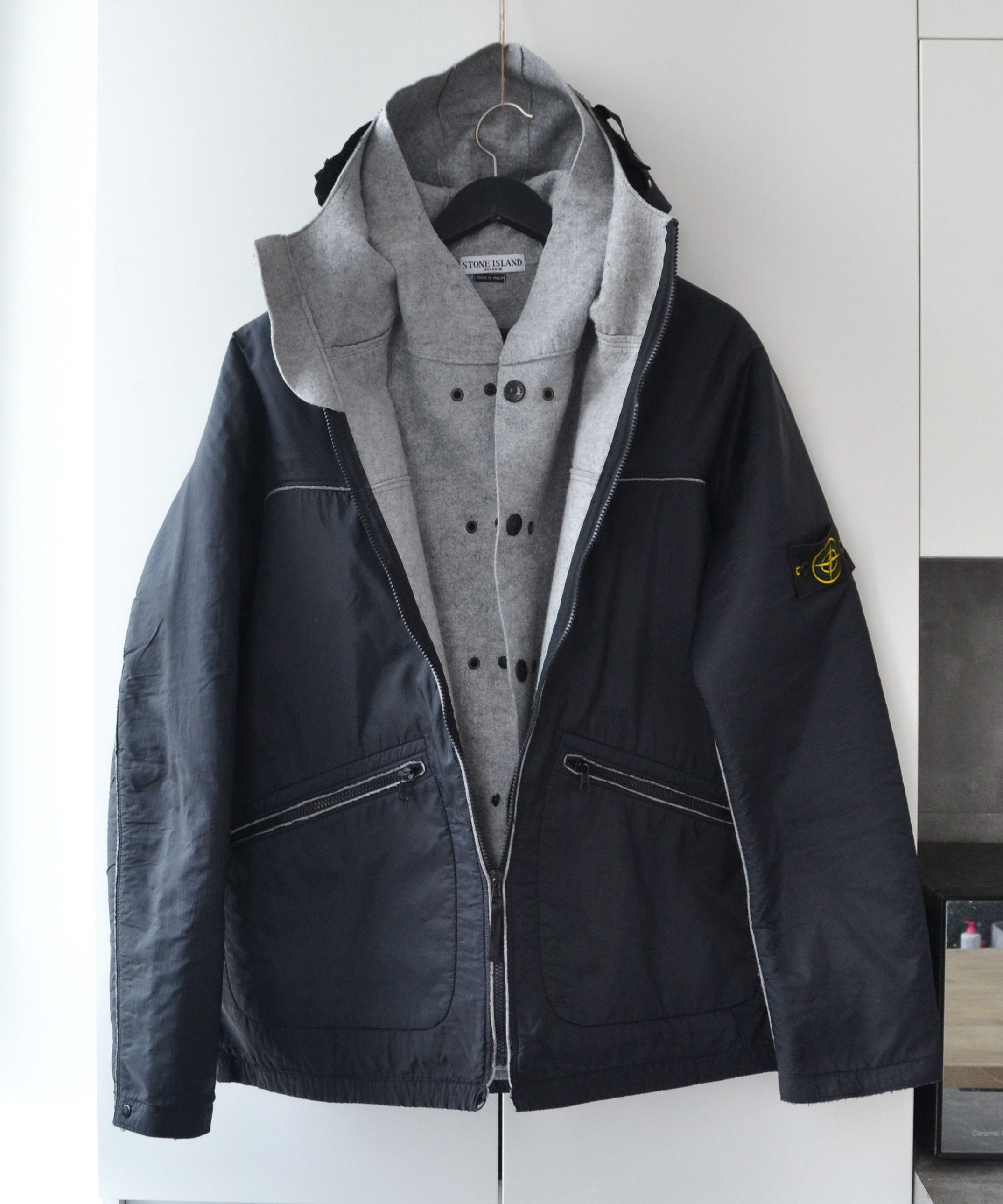 Retro Jacket × Stone Island × Vintage STONE ISLAND Jacket 3 in 1 Nylon ...