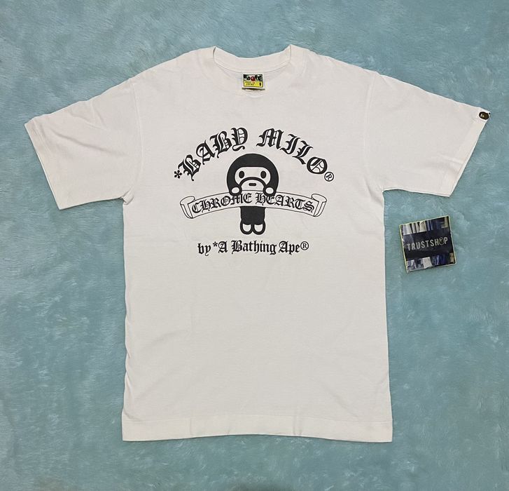 Bape Bape x Chrome Hearts Baby Milo Tee | Grailed