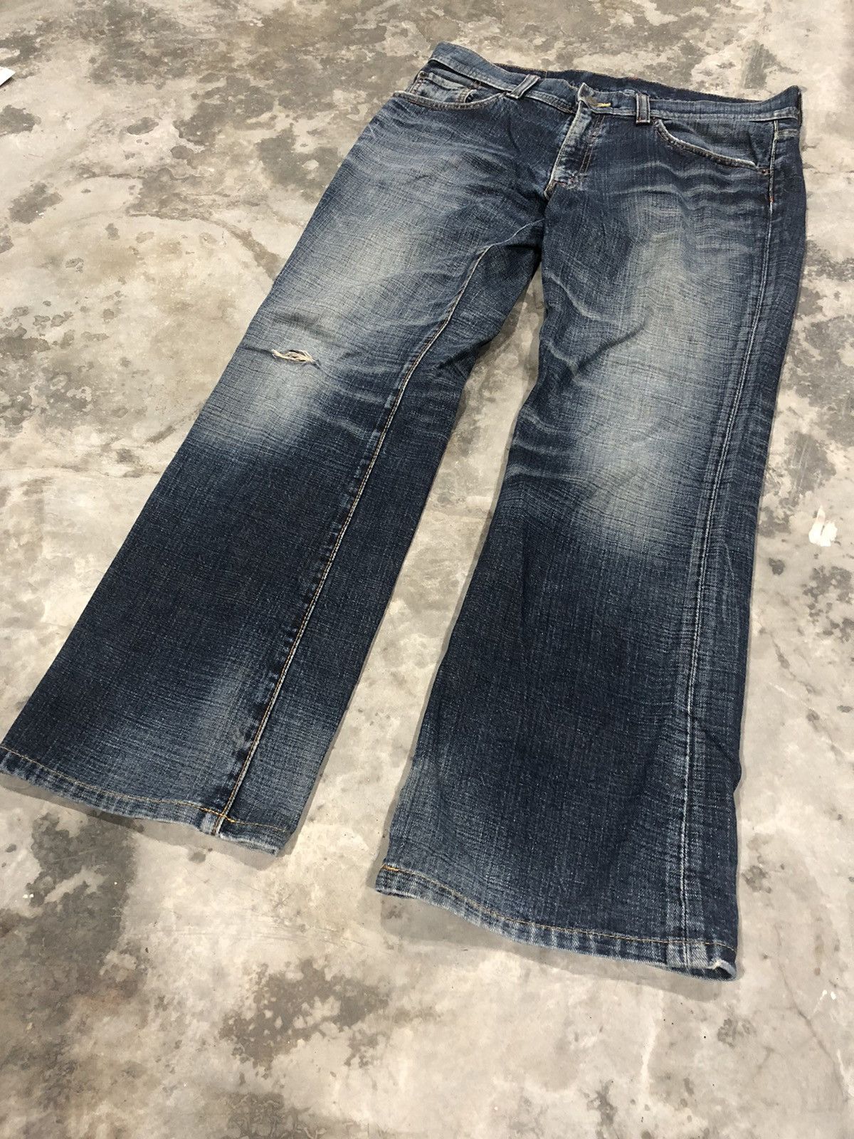 Vintage GL Heart Denim Jeans Nice Rare Design | Grailed