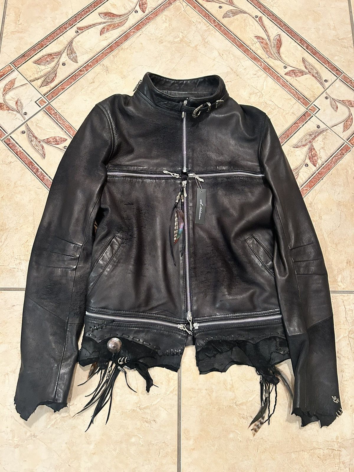 14th Addiction 14th Addiction Pierced Custom Cross Zip Jacket | Grailed
