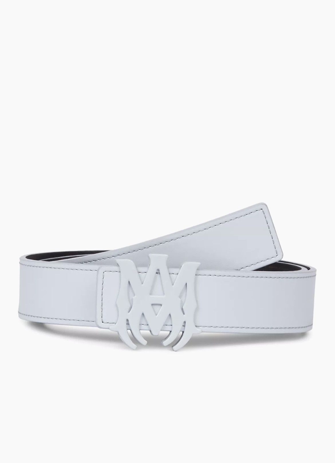 Amiri MA Logo Leather Belt | Grailed