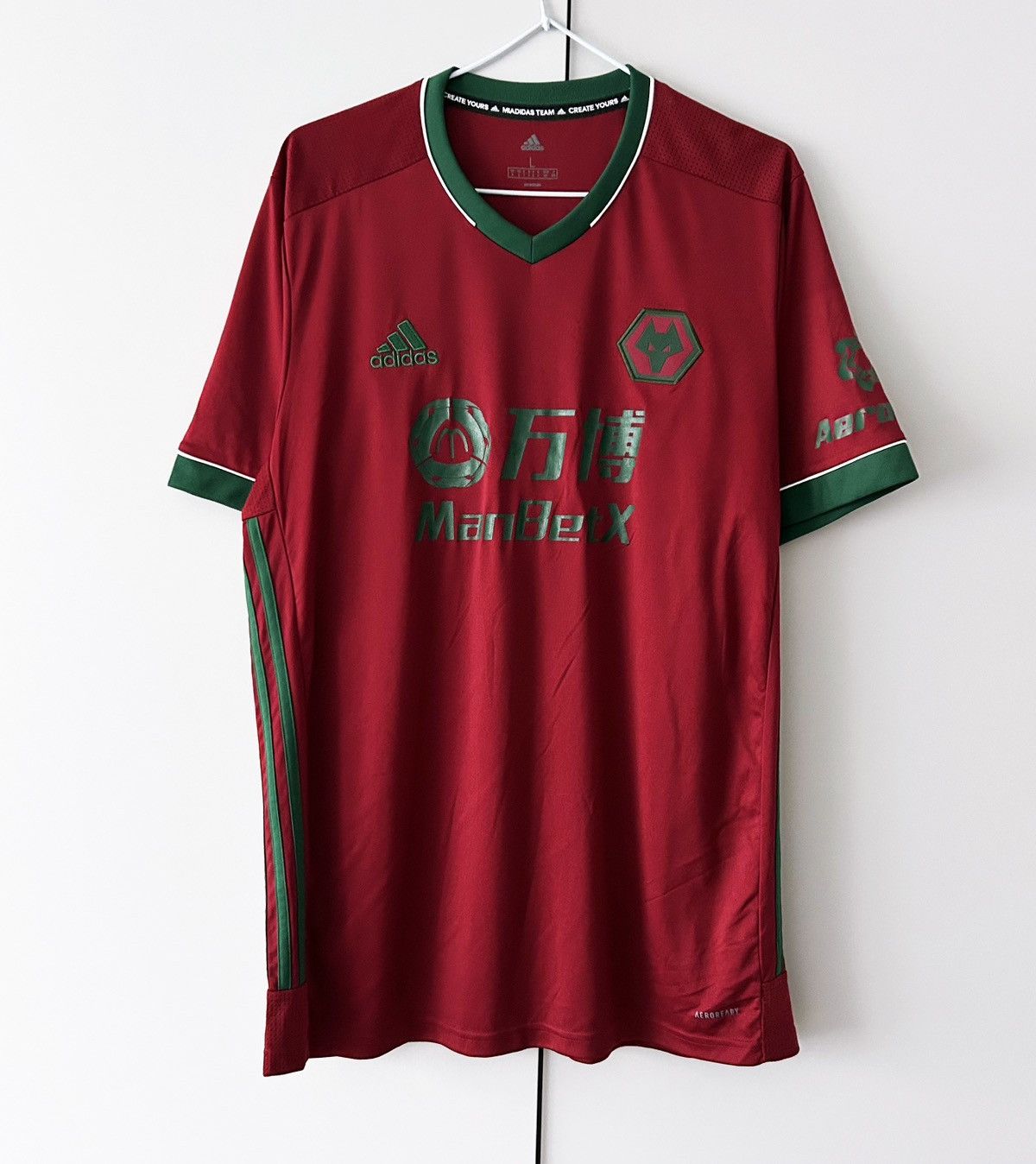 Adidas Wolverhampton 2020 2021 jersey 9 Bull | Grailed