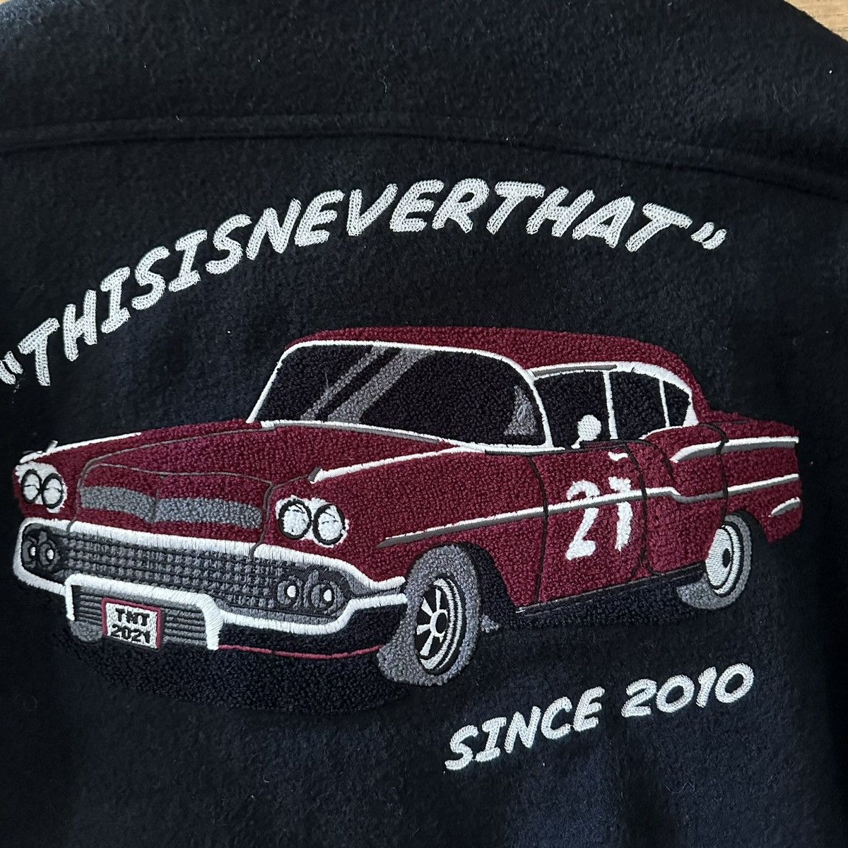 Thisisneverthat thisisneverthat Old Car Varsity Jacket - Black | Grailed