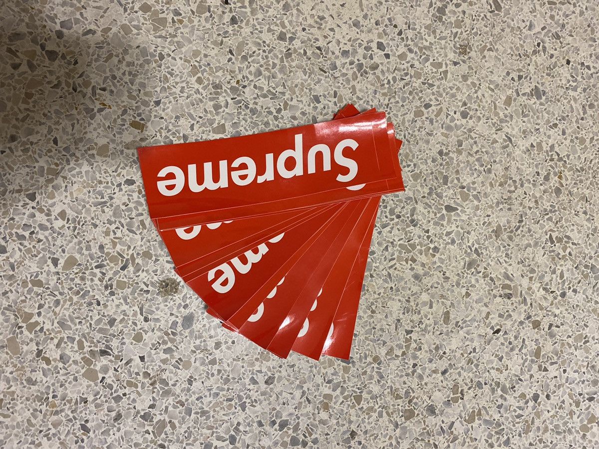 Supreme Box Logo Stickers (x22) | Grailed