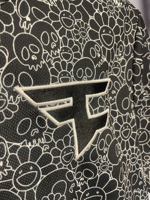 Takashi Murakami Takashi Murakami x Faze Clan Jersey Black Small | Grailed