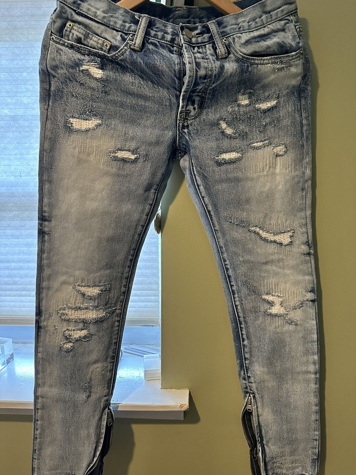 Mnml Mnml Distressed Denim Jeans Grailed
