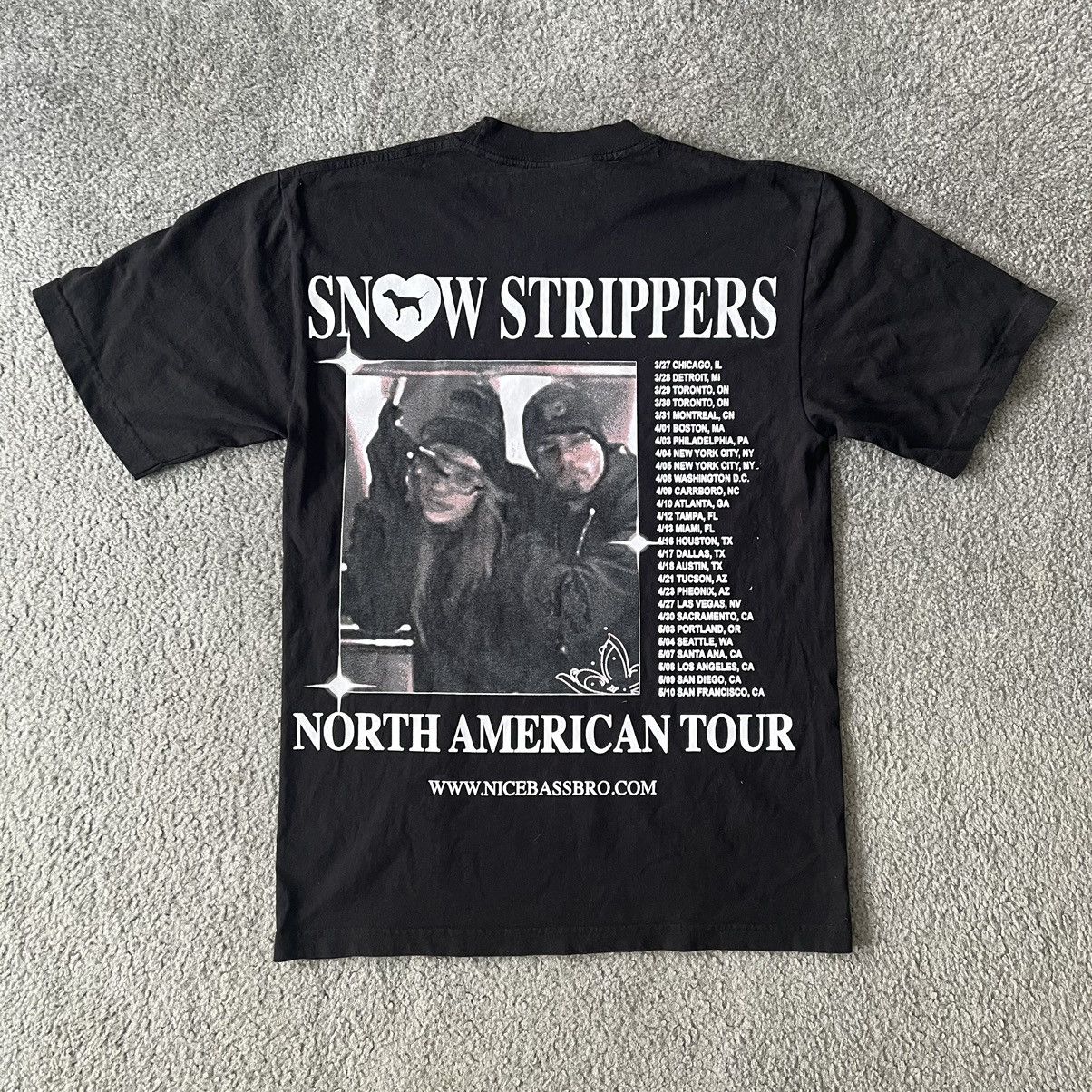 Streetwear Snow Strippers 2024 Tour Nightkillaz Online Ceramics T-Shirt ...