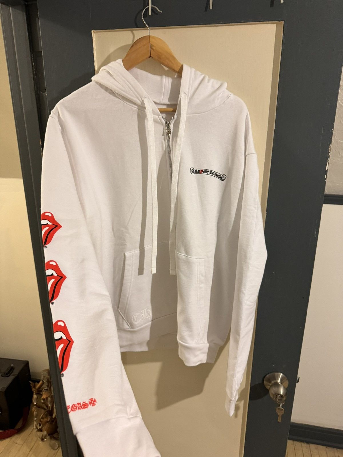 Chrome Hearts Chrome Hearts Rolling Stones Zip Up Hoodie | Grailed Chrome Hearts Chrome Hearts Rolling Stones Zip Up Hoodie | Grailed