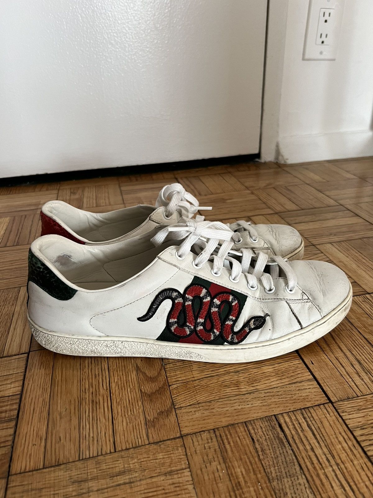 Gucci Gucci Ace Snake Sneakers Size 11 | Grailed