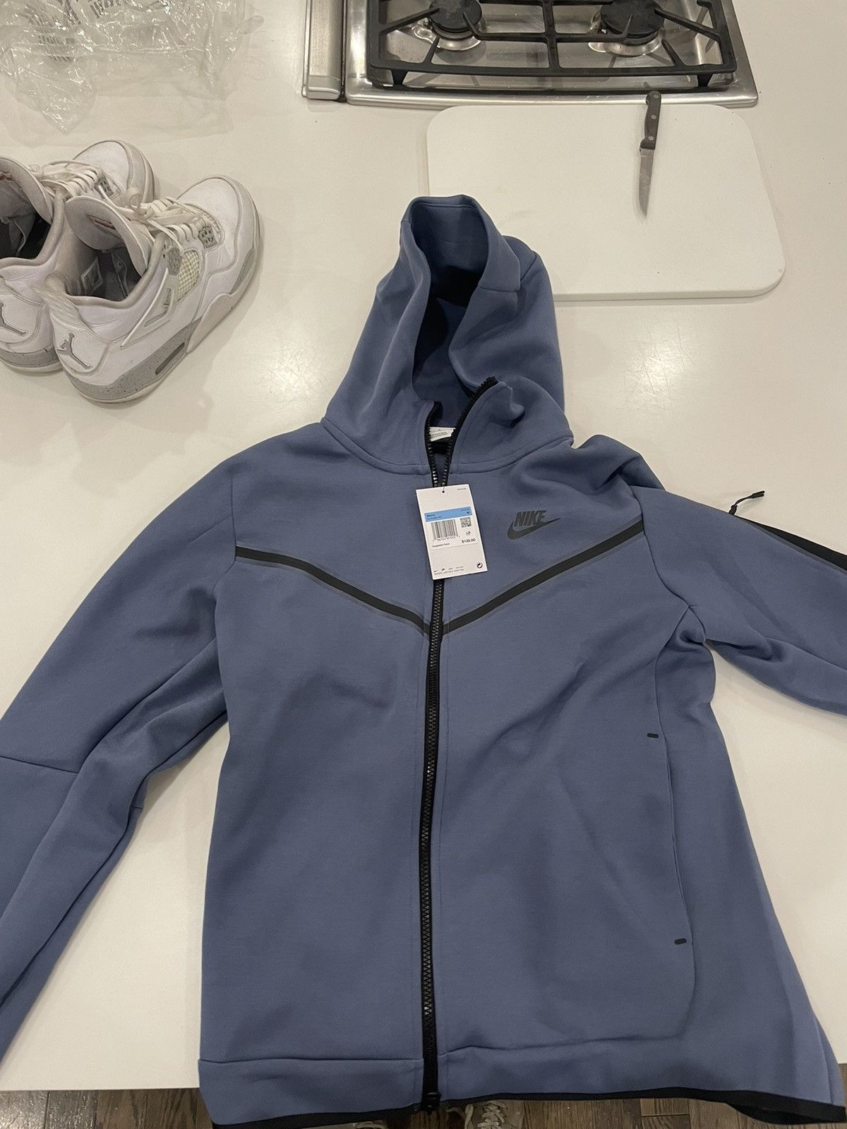 Nike Nike Sportswear Tech Fleece Midnight Navy/Black | Grailed