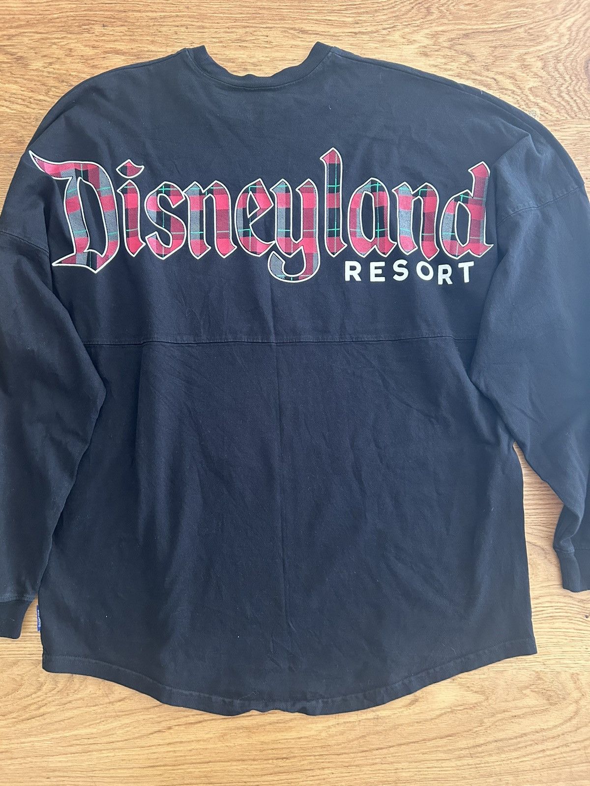 Disney × Streetwear × Vintage Disneyland Spirit Jersey Christmas Plaid ...