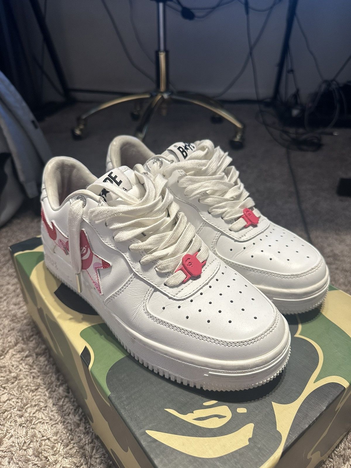Bape Bapesta Low ABC Camo | Grailed