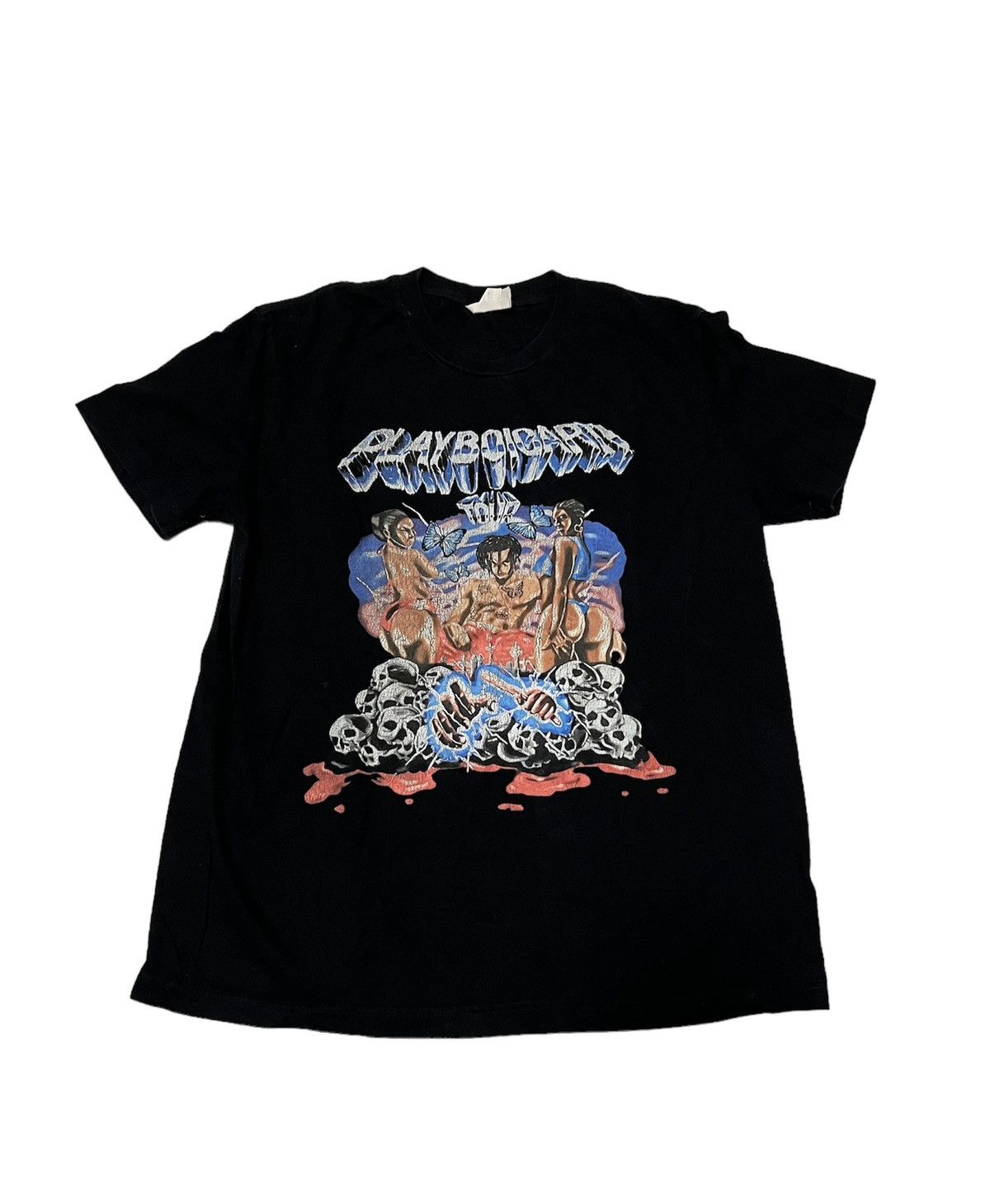 Streetwear × Vintage Playboi Carti Self-Titled 2017 Tour Merch T Shirt ...