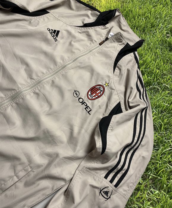 Adidas Vintage Milan ACM OPEL Big Logo Back FC jacket XL | Grailed