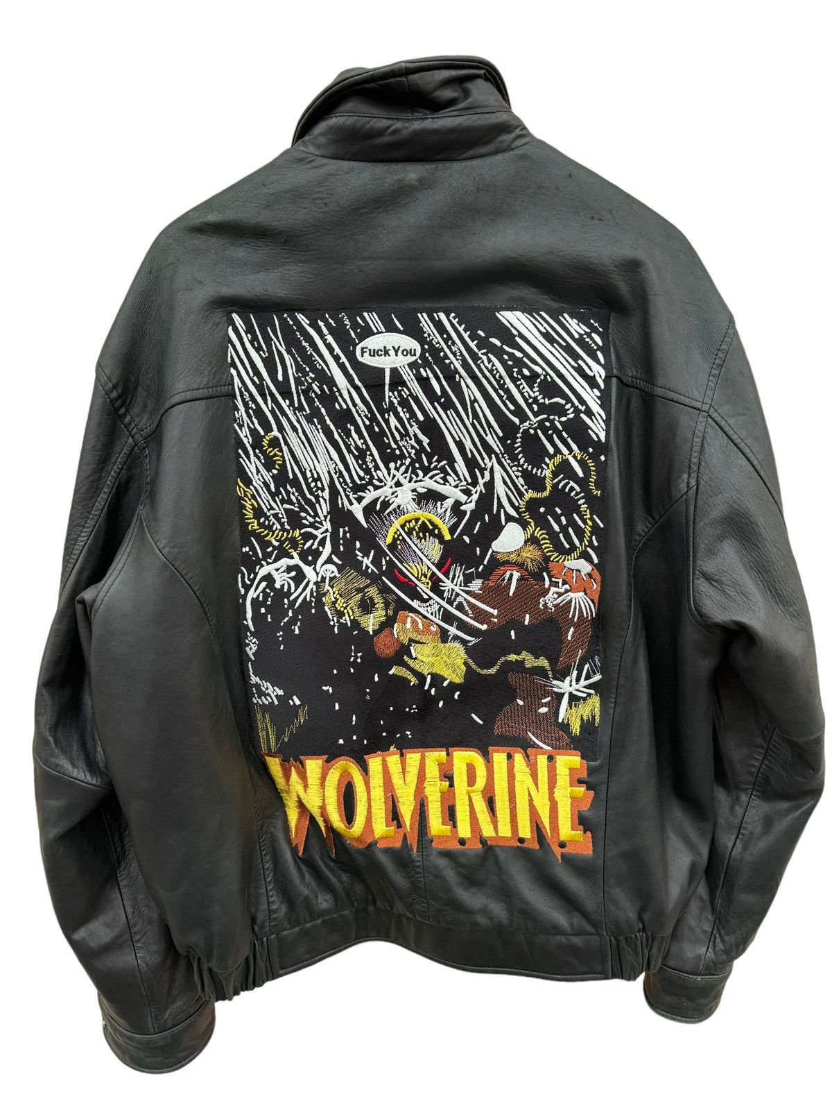 Other Vintage leather Sam Keith Wolverine jacket marvel comic Xmen ...