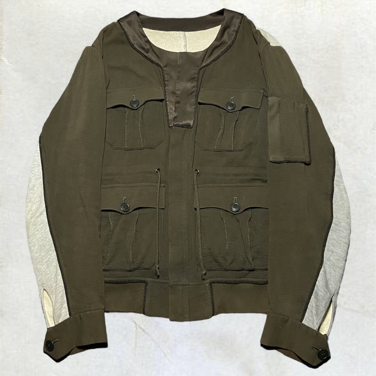 Undercover FW03 UNDERCOVER “PAPERDOLL” HYBRID CARGO MILITARY JACKET ...