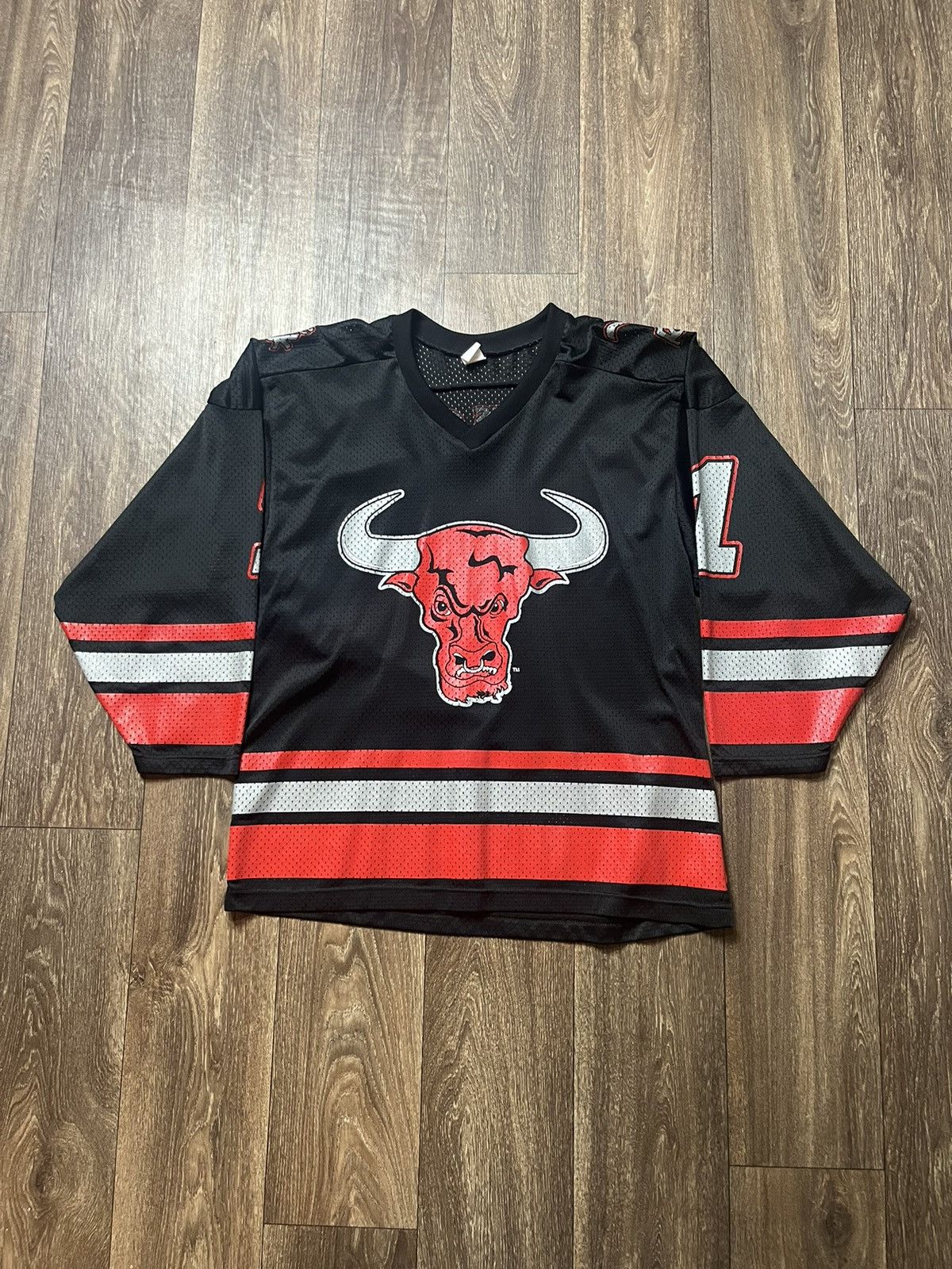 Streetwear × Vintage × WWE Vintage 90s WWE The Rock Hockey Jersey The ...