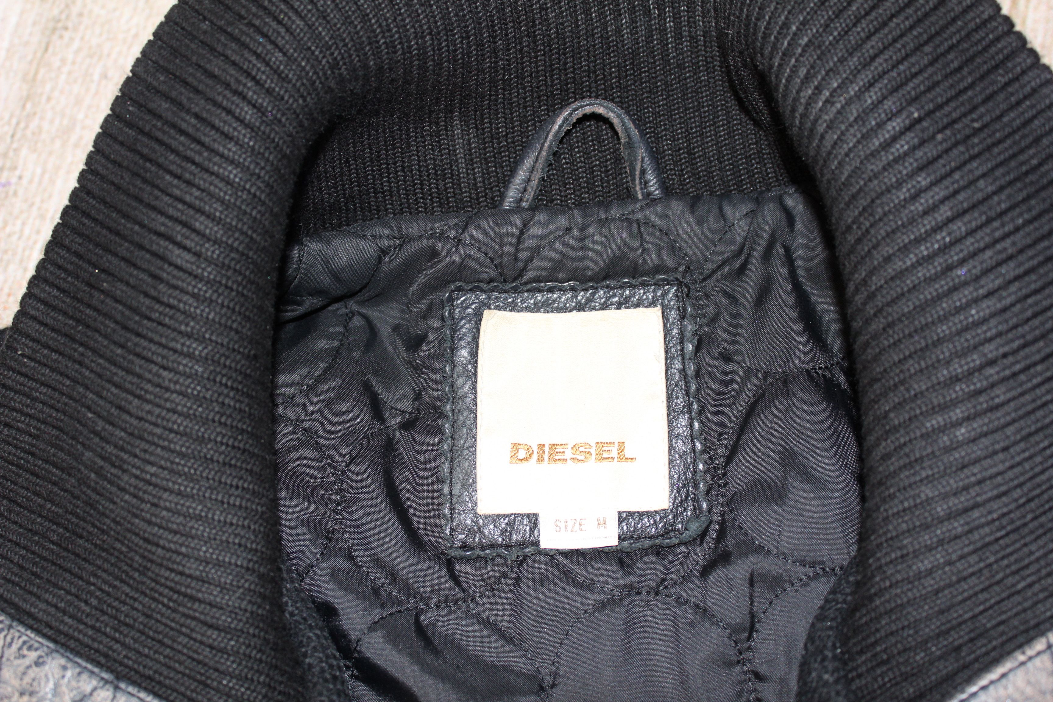 Diesel Unisex DIESEL Designer Black Belted Coat Jacket Size M | Grailed