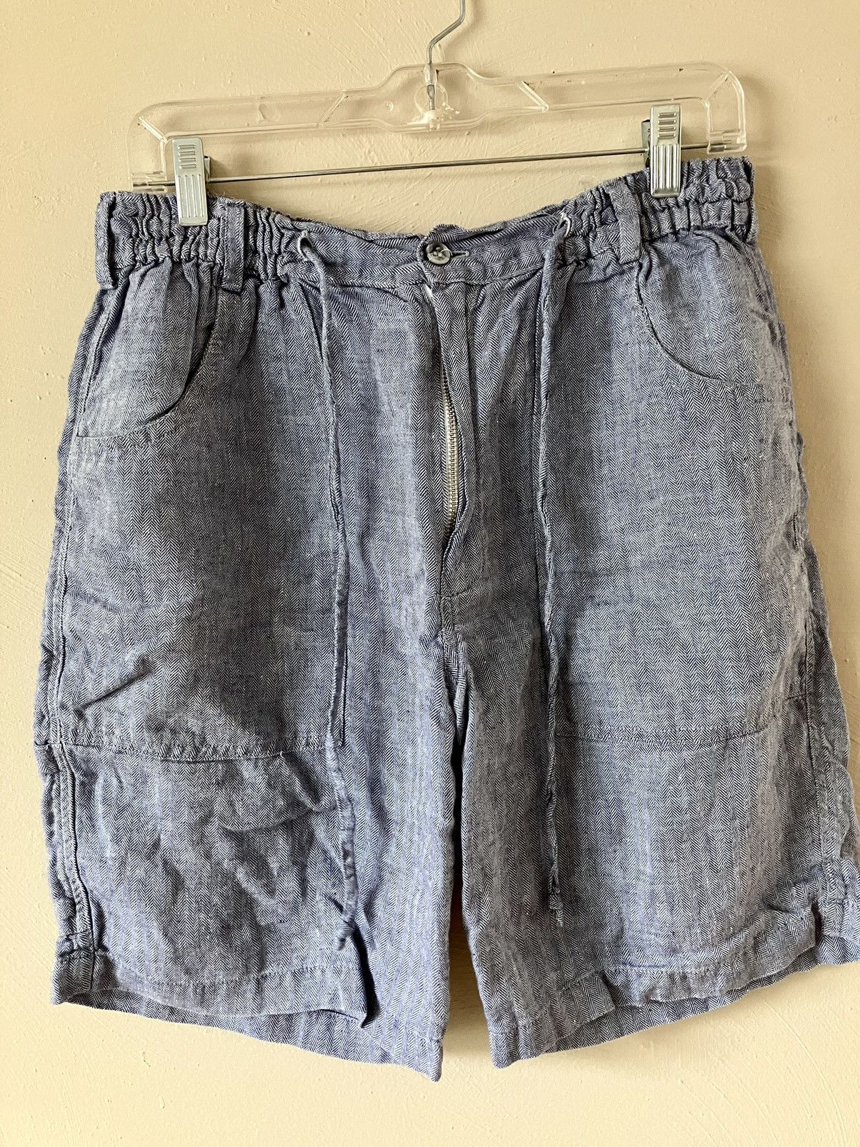 Handmade × Italian Designers Pepito's handmade linen shorts. Made in ...