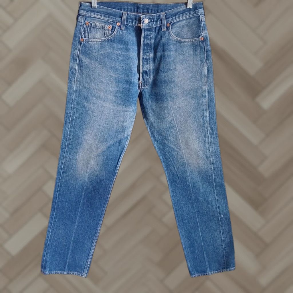 Levi's VINTAGE Levi's Jeans Denim 501 Mens 34x35 Jeans Denim Button ...