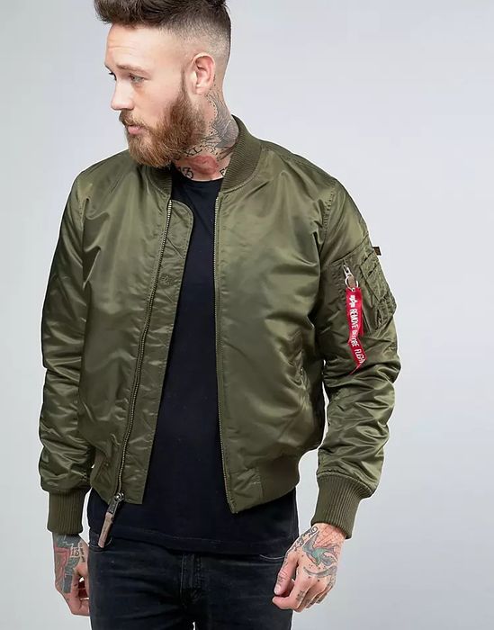 Alpha Industries MA-1 Bomber Jacket Slim Fit | Grailed
