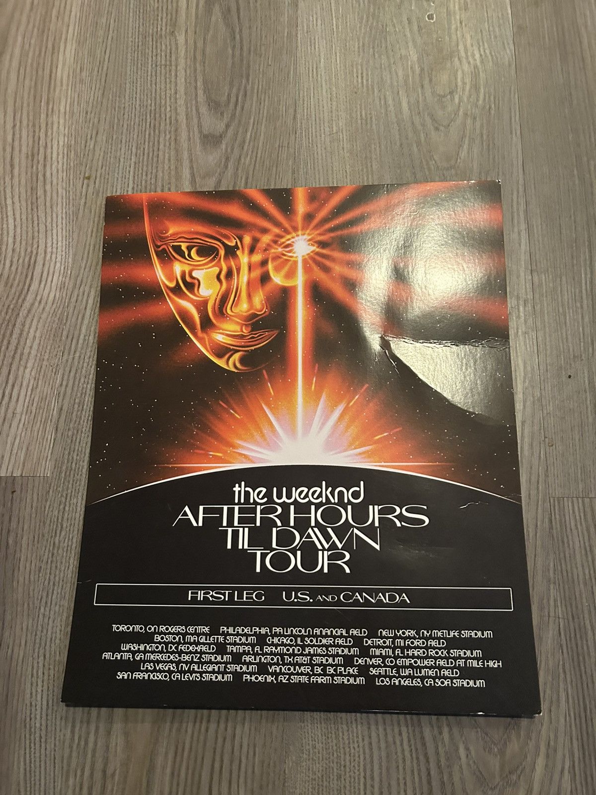 The Weeknd After hours VIP tour poster | Grailed