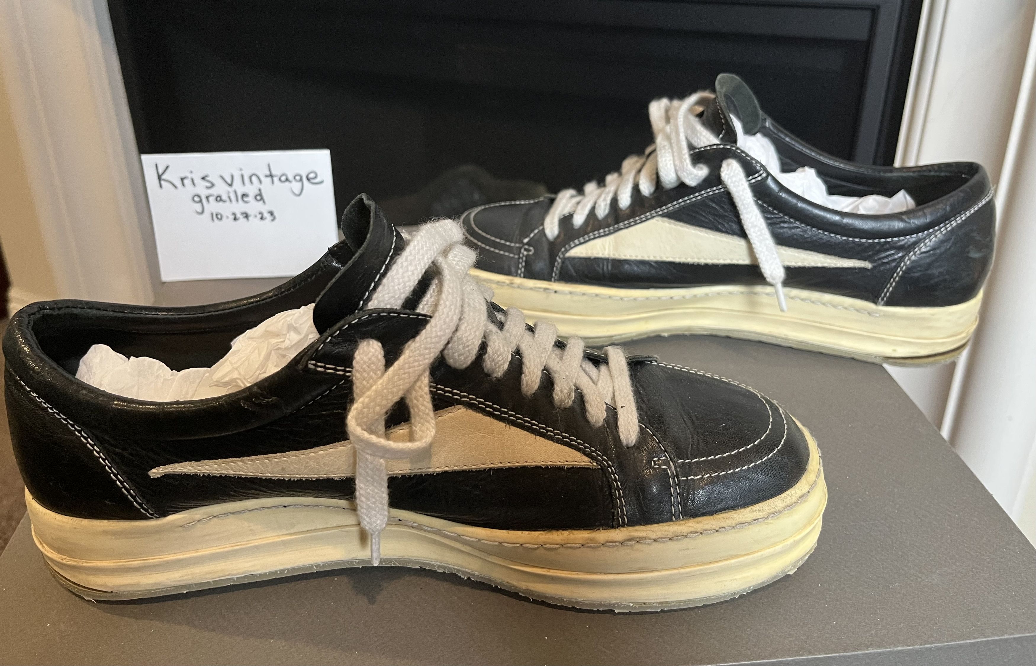 Rick Owens RICK OWENS SS07 OG VANS LOWTOP DUNKS SNEAKERS | Grailed