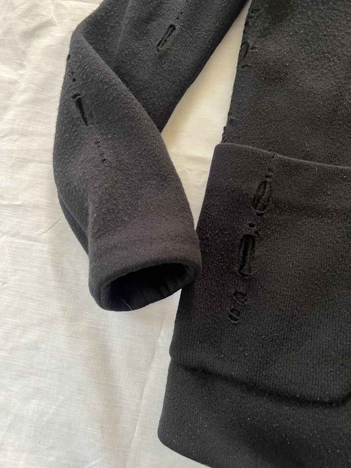 Label Under Construction Cashmere/silk reversible jacket | Grailed