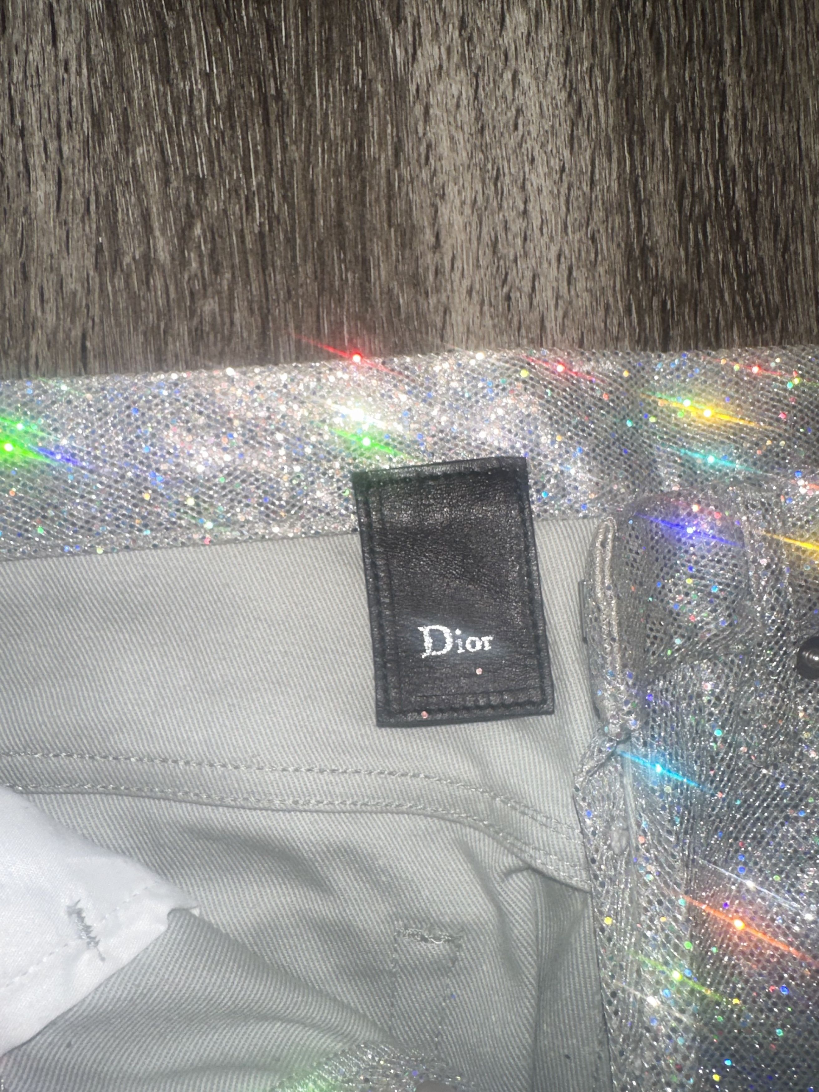 Dior DIOR HOMME x HEDI SLIMANE 28 GLITTER JEANS 2006 RUNWAY | Grailed