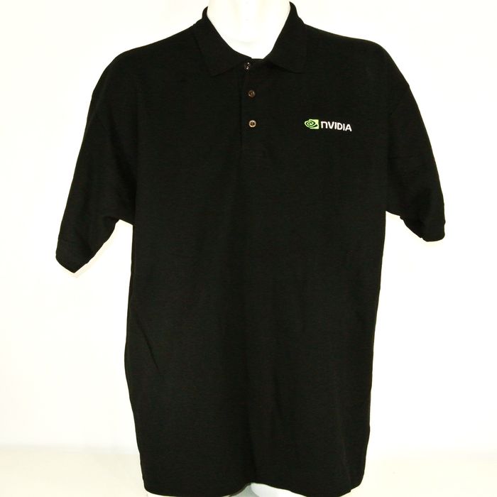 Mando NVIDIA Tech Employee Uniform Black Polo Shirt | Grailed