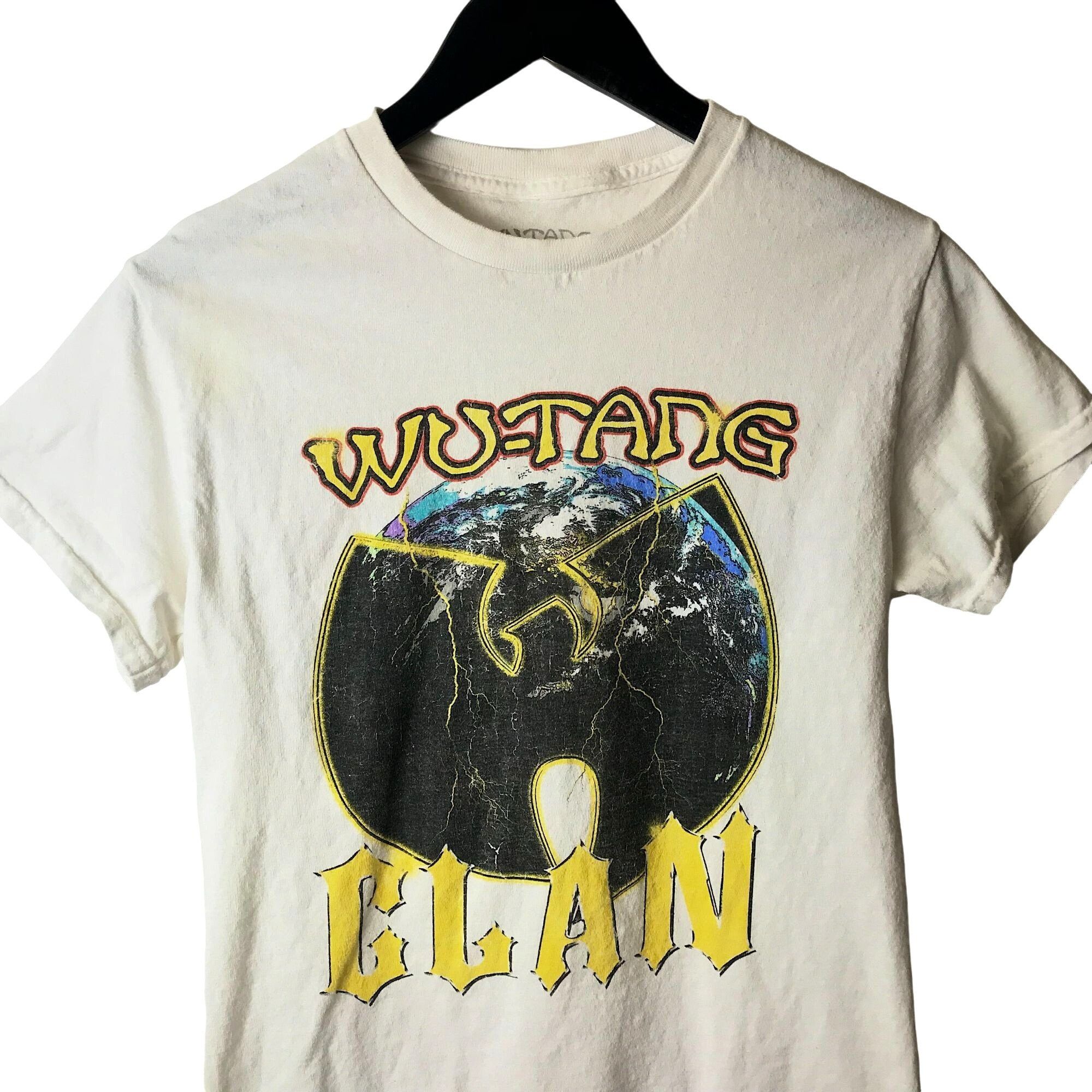 Wu Tang Clan Wu-Tang Clan Rap Tee White Small S American Hip Hop Band ...