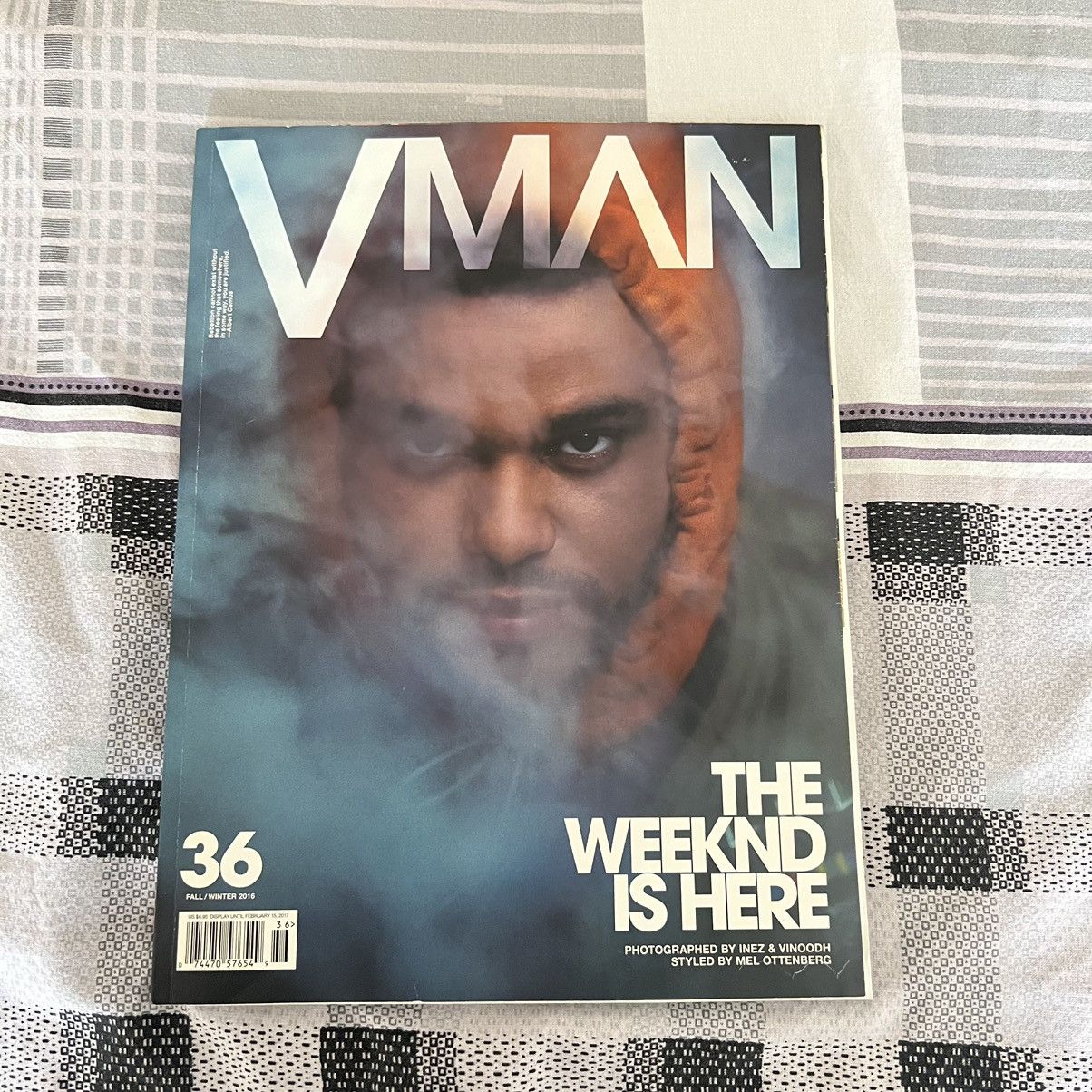 The Weeknd The Weeknd VMAN magazine 2016 issue | Grailed