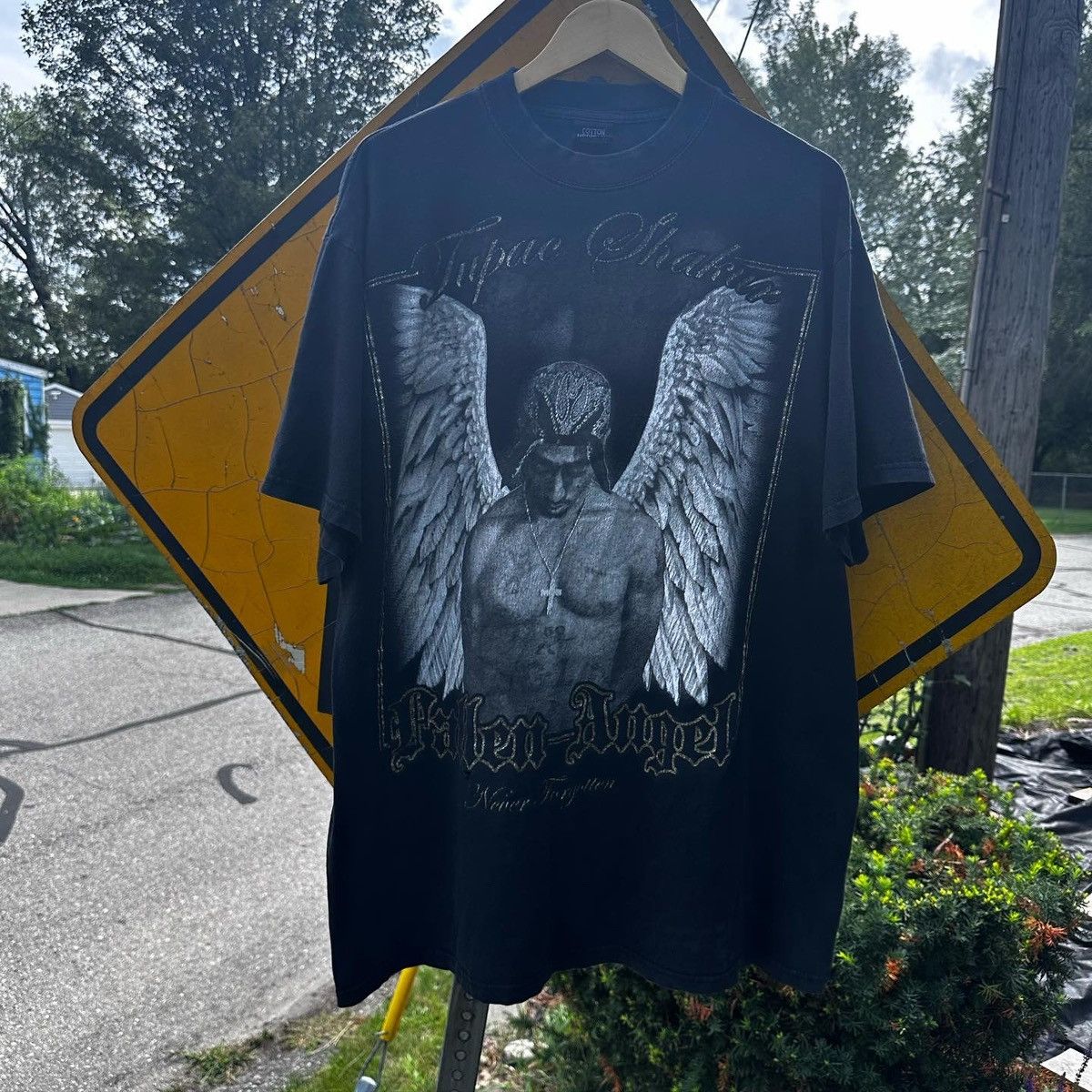 Vintage Vintage Late 90s Tupac Shakur Fallen Angel Memorial Tshirt ...