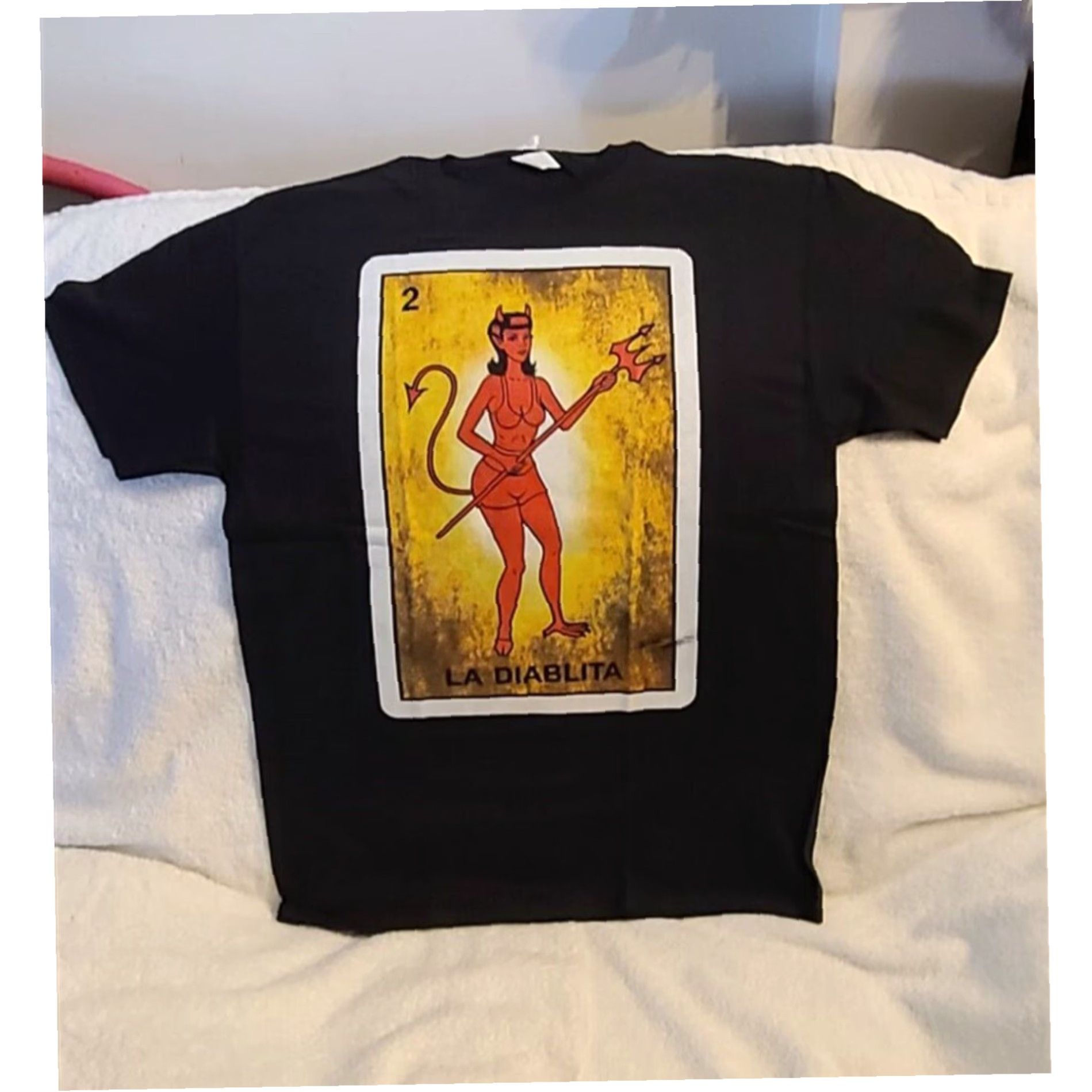 Vintage Authentic Chicana Pride Mexico's Loteria Favorite Devil Number ...