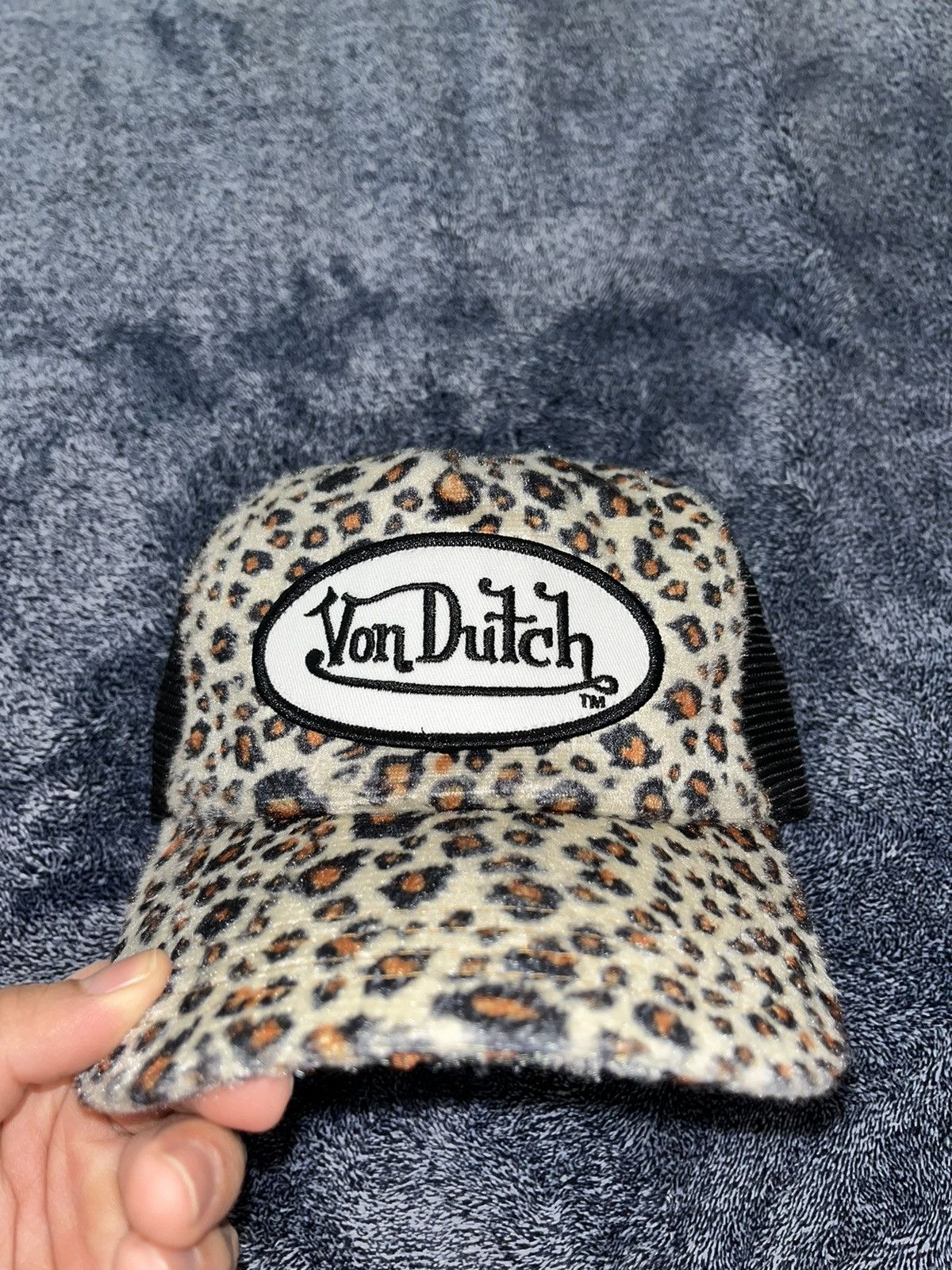 Von Dutch Von Dutch leopard print trucker | Grailed
