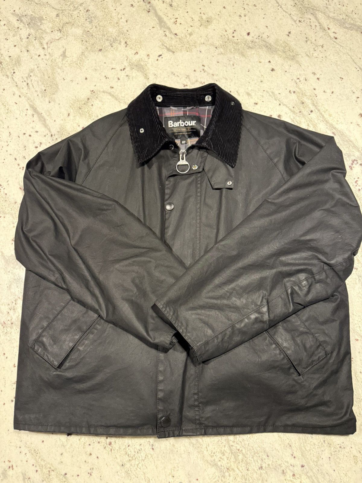 Barbour Barbour OS Transport Waxed Jacket | Grailed