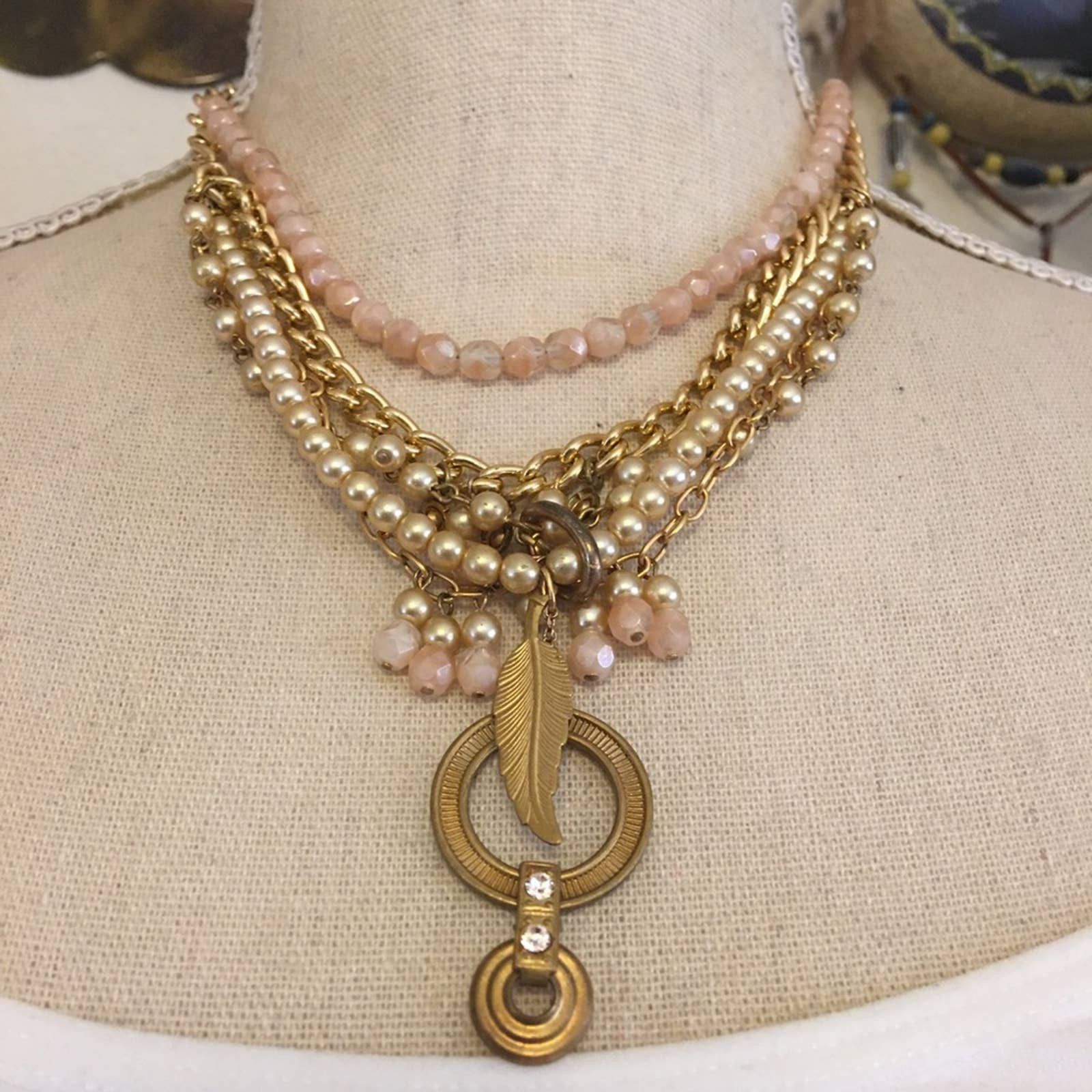 Jewelry Vintage Belladonna layered bead chain necklace | Grailed