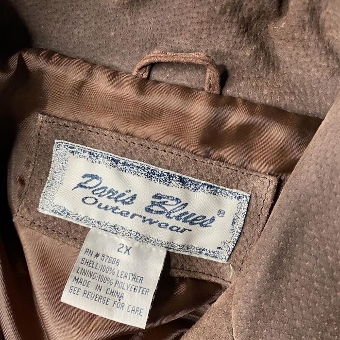 Vintage Paris Blues vintage brown leather jacket | Grailed