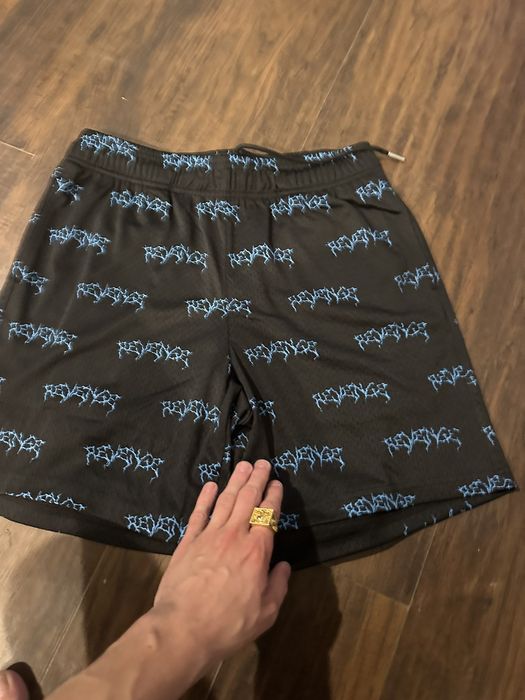 Revenge Xxxtentacion Massacre Shorts Black/Blue | Grailed