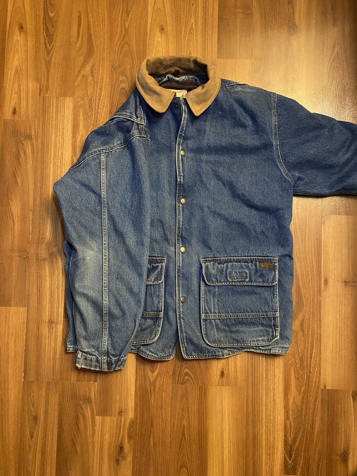 Woolrich John Rich & Bros. Woolrich Collared Denim Jacket | Grailed